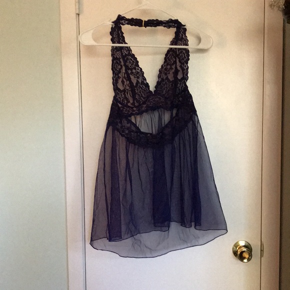 Victoria's Secret | Intimates & Sleepwear | Lace Sheer Halter Top ...